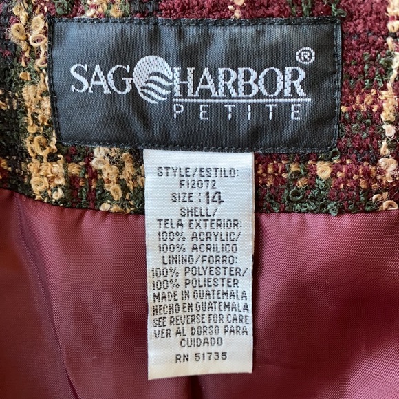 Sag Harbor | Jackets & Coats | Sag Harbor Petite Fully Lined Blazer ...